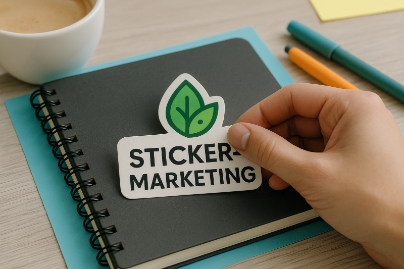 Aufkleberdruck und Sticker-Marketing - HERMANN Fachversand