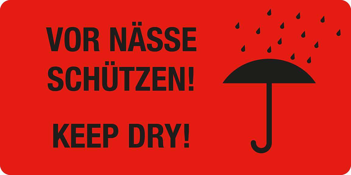 Verpackungsetiketten Vor Nässe schützen! | HERMANN Fachversand