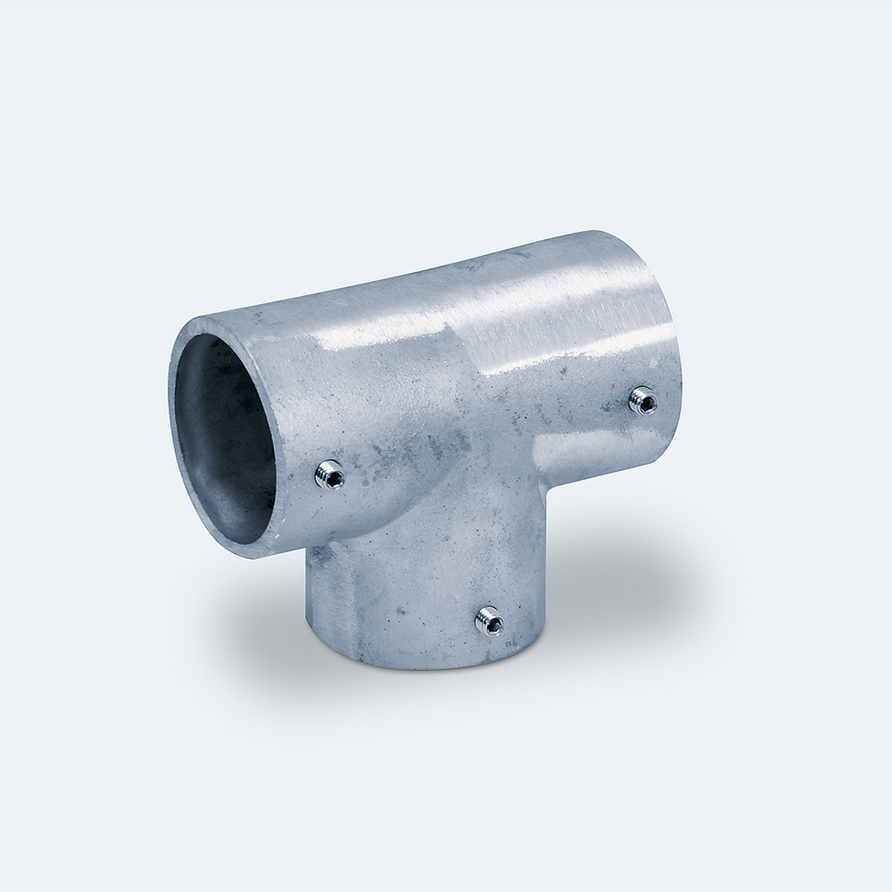 T-Verbinder für Alu-Rohre mit 60 mm Außendurchmesser | Werbebanner ...