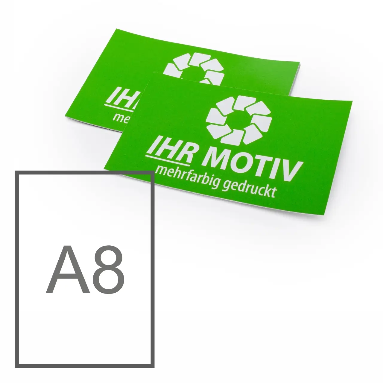 Aufkleber DIN A8 hoch (5,2 cm x 7,4 cm) | HERMANN Fachversand